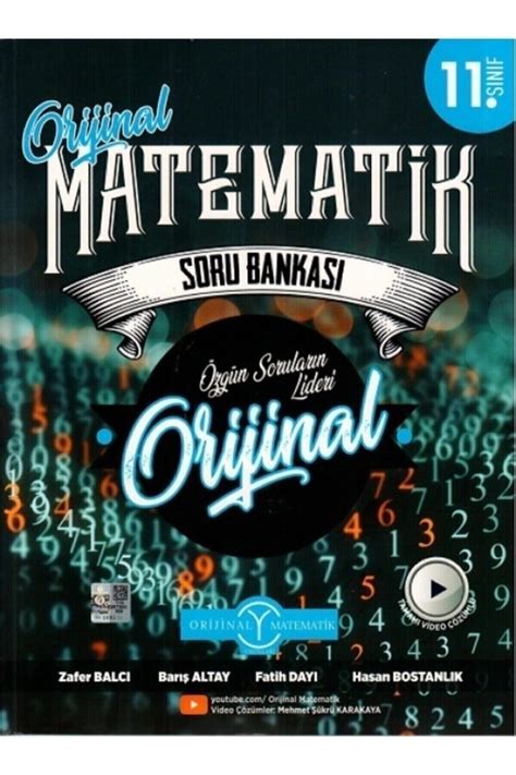 11 Sınıf Matematik Orijinal Soru Bankası Orijinal Yayınları 2021
