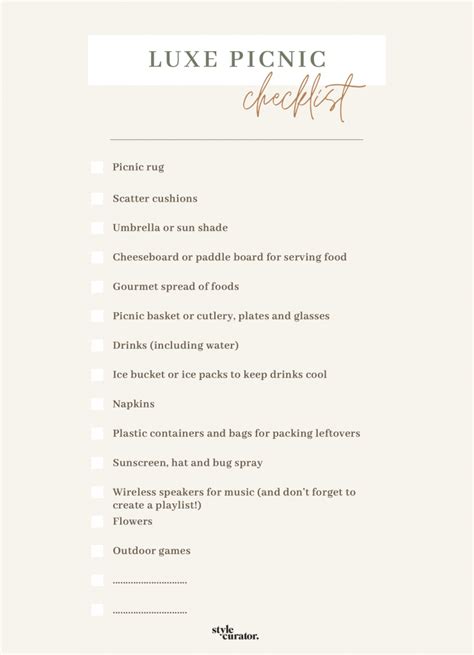 How To Pack The Perfect Picnic Create A Luxe Picnic Bonus Free