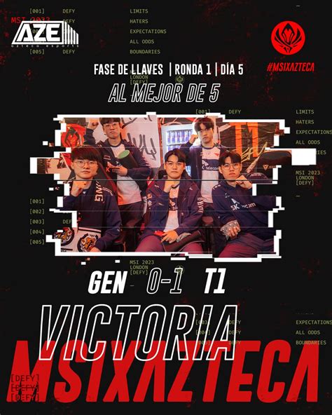 TV Azteca Esports on Twitter T1 arranca el día con el pie derecho