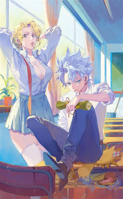 Matsumoto Rangiku Hitsugaya Toushirou And Kon Bleach Drawn By Kuzen