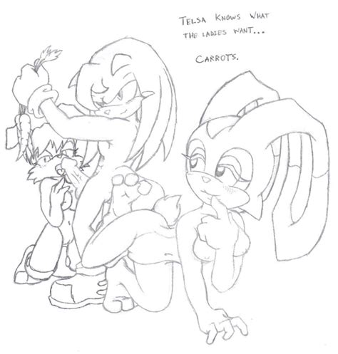 Rule 34 Archie Comics Bunnie Rabbot Cream The Rabbit Sega Sonic Series Straight Hair 213116
