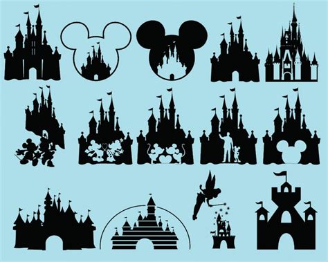 Disney Silhouette Vector At Vectorified Collection Of Disney
