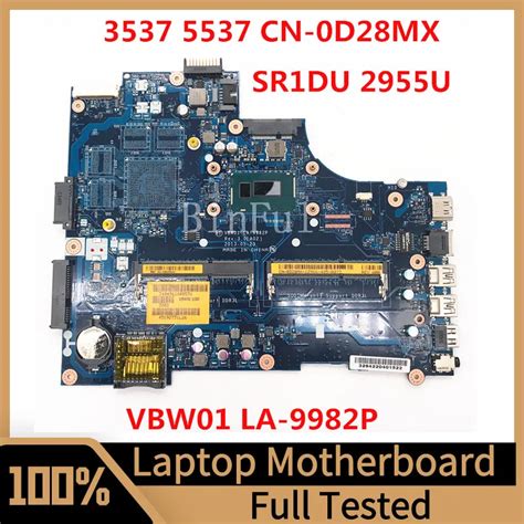For Inspiron 15r 3537 5537 Laptop Motherboard Cn 0d28mx 0d28mx D28mx