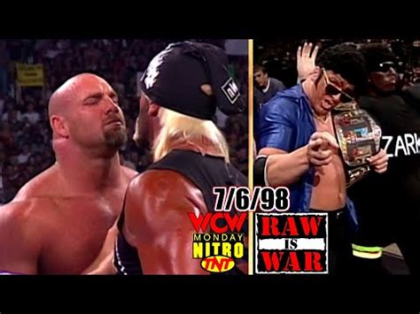 Wcw Nitro Vs Wwf Raw July Full Breakdown Goldberg Vs Hogan