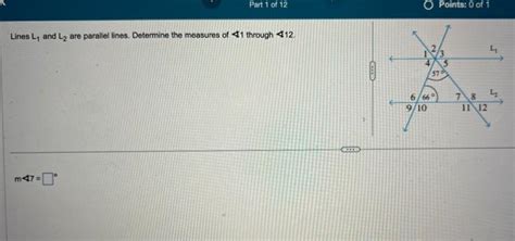 solved line l1 and l2 are parallel lines determine the