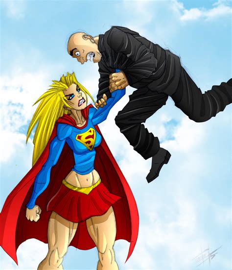Supergirl Vs Lex Luthor By Felipe Rodrigues On Deviantart