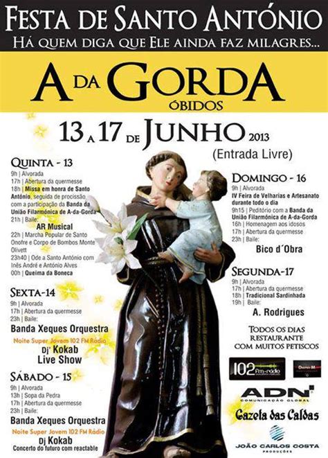 Uni O Filarm Nica De A Da Gorda Festa Em Honra De Santo Ant Nio Em A