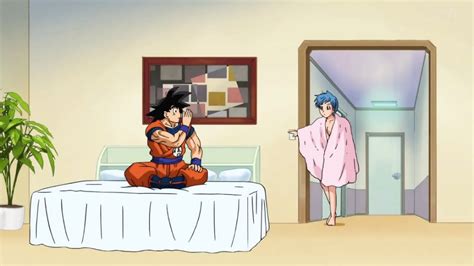 Dragon Ball Bulma Goku Bath