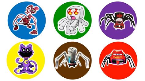Spin Wheel Mommy Long Legs Monster Ghast Choo Choo Charles Nabnab