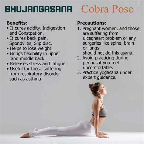 Cobra Pose Bhujang Asana Benefits Yoga Benefits Cobra Pose Asana