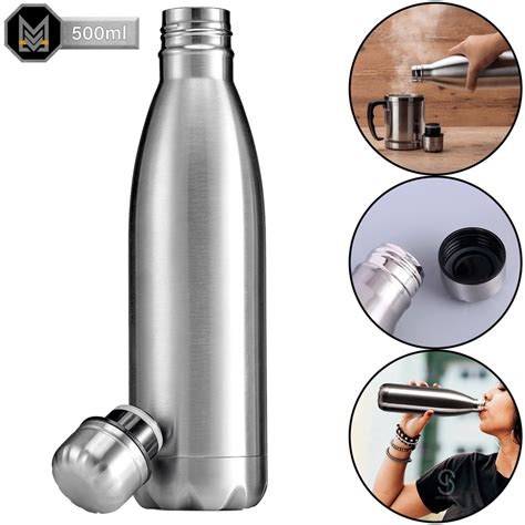 Garrafa Térmica SM149 078 500ml Inox Vácuo Isolada Hermética no Shoptime
