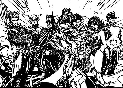 Justice League Coloring Page Wecoloringpage 84 Wecoloringpage