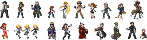 Pokemon Trainer Sprites Pixel