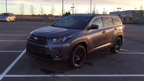 2019 Toyota Highlander Se Specs