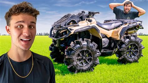Surprising BRAYDON PRICE With A Can Am Outlander 850 XMR MUDDING THE