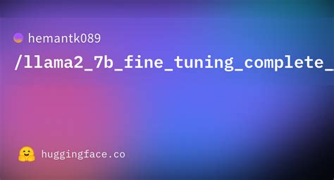 Hemantk089 Llama2 7b Fine Tuning Complete Dataset V2 Datasets At