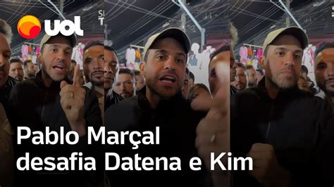 Pablo Marçal já em campanha desafia Datena e Kim Vem pra rua YouTube