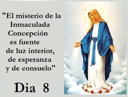 Imágenes frases y oraciones para celebrar el Día de la Inmaculada