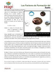 27 Los Procesos de Formacion del Suelo pdf Los Factores de Formación