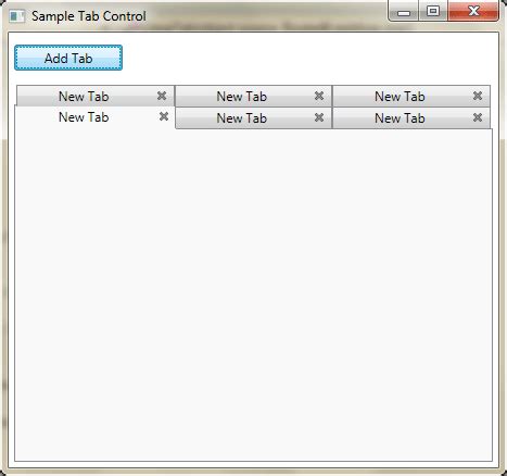Closable Tab Control In Wpf