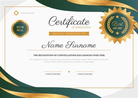 Personaliza Esta Plantilla Lista Para Usar De Certificado De