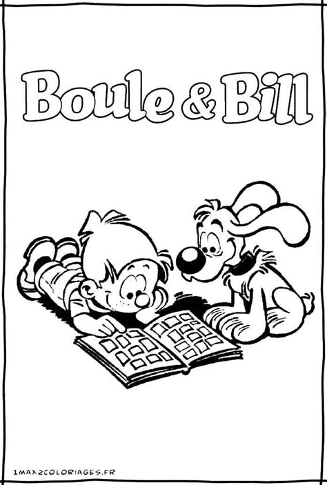 Boule And Bill Coloring Home