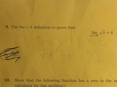 solved use the epsilon delta definition to prove that