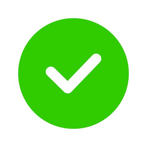 Overlook din pacate palmă green check mark icon png Chaise longue lucru