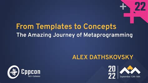 from c templates to c concepts metaprogramming an amazing journey alex dathskovsky