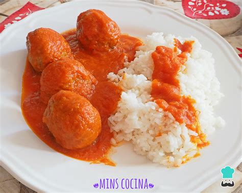 Albóndigas con tomate caseras Receta de la abuela