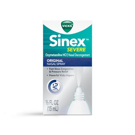 Sinex Severe Nasal Spray Vicks