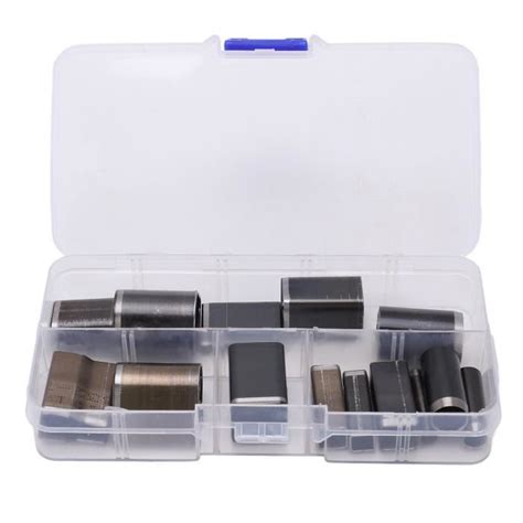 Fdit perforatrice rectangulaire 18 pièces en cuir perforateur Multi