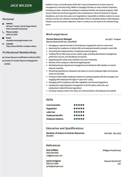 Hr Manager Resume Sample Job Description Writing Guide For