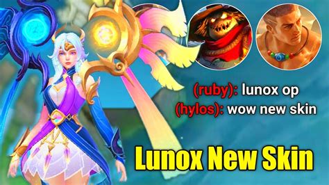 Lunox New Skin Gameplay Lunox Epic Skin Mobile Legends Lunox New Skin