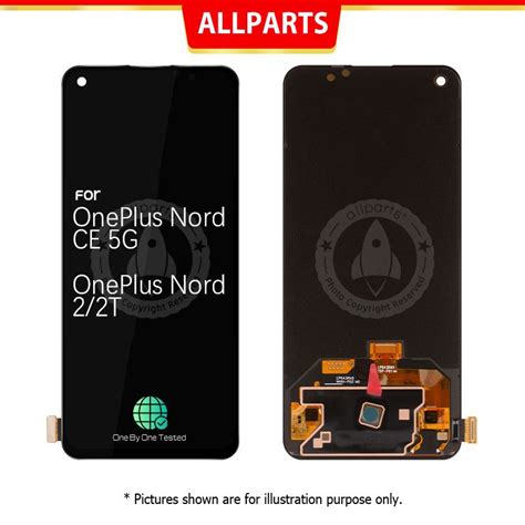 Allparts หนาจอสมผสดจทล LCD OLED INCELL แบบเปลยน สาหรบ Oneplus