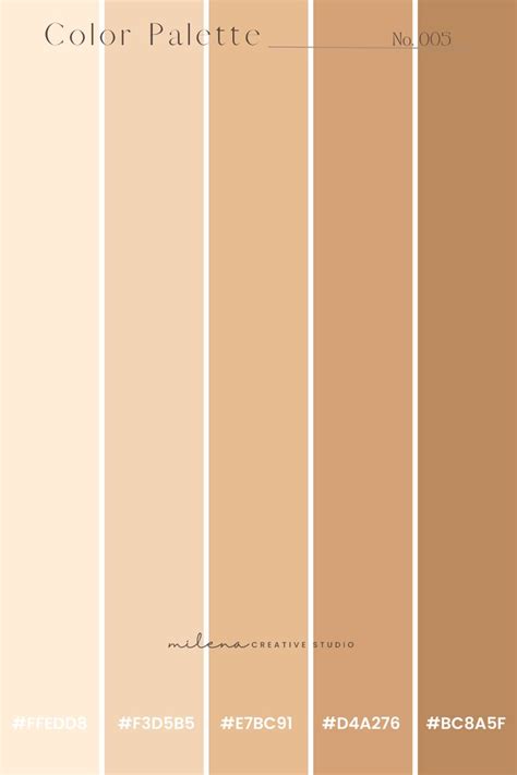 Different Shades Of Light Brown And Dark Brown With The Words Color