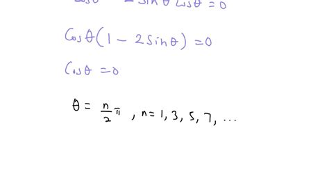 solved find all points of intersection of the given curves r cosθ r sin2 θ numerade