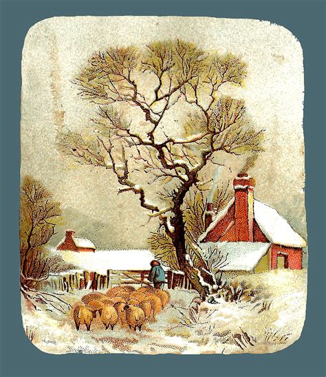 Winter Scenes Clip Art Library