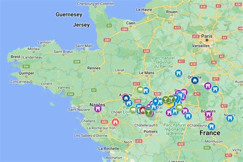 The Most COMPLETE Map For Visiting The Loire Valley And Castles