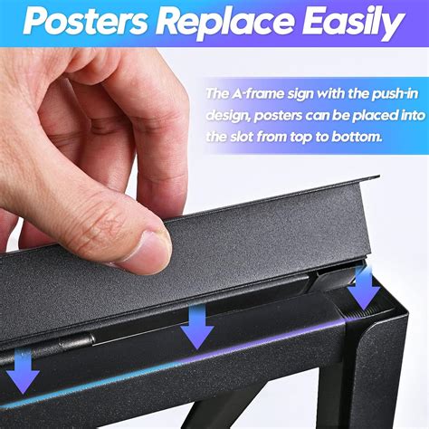 Buy Heavy Duty A Frame Sidewalks Poster Stand 24 X 36 Inch Outdoor