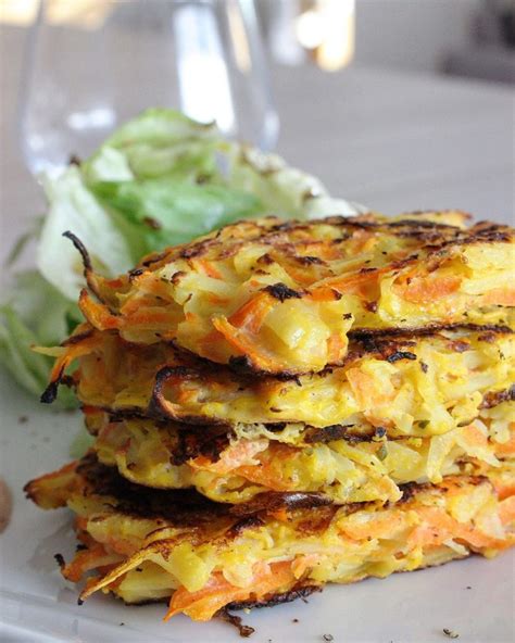 Galettes De Pommes De Terre Et Carottes