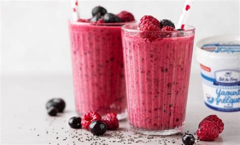 Smoothie Fruit Rouge Banane