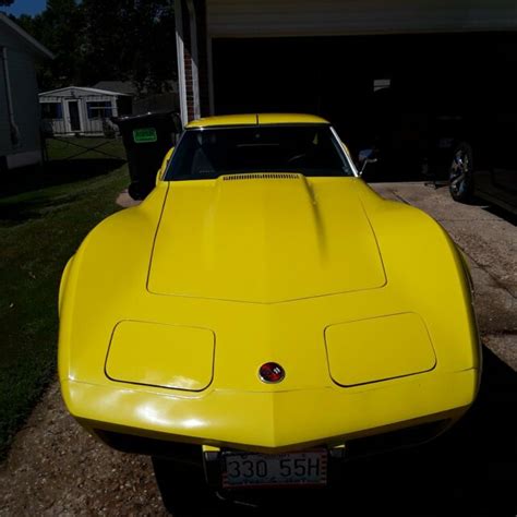 1976 Corvette Stingray Bright Yellow Runs Very Well And Has Clean