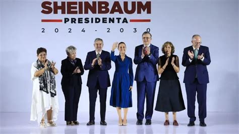 Sheinbaum Presenta A Los 6 Primeros Integrantes De Su Gabinete