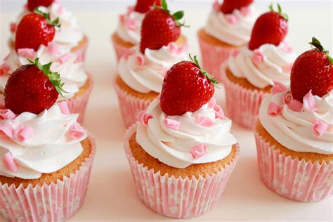 Cupcakes De Fresa Deliciosi