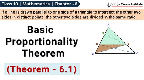triangles theorem 6 1 🌟 basic proportionality theorem 🌟 class 10 maths chapter 6 🌟 cbse ncert