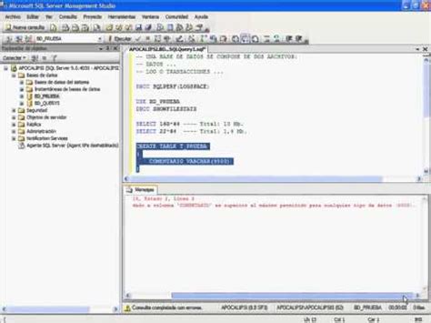 Curso De Base De Datos Con Sql Server Video Youtube
