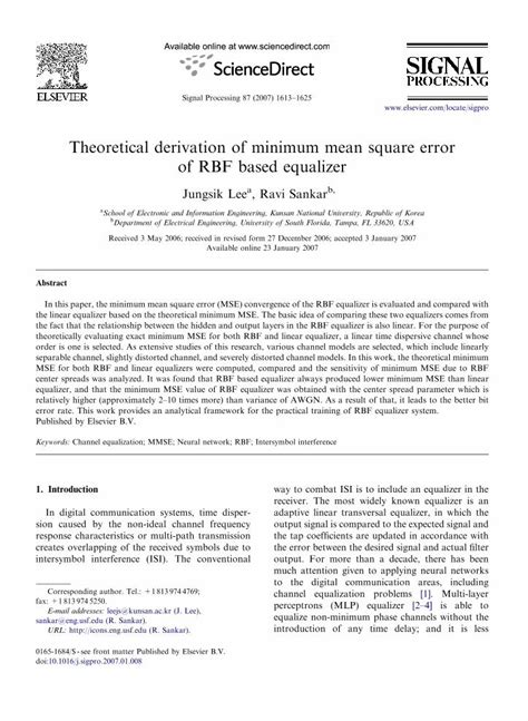 pdf theoretical derivation of minimum mean square error of rbf based equalizer dokumen tips