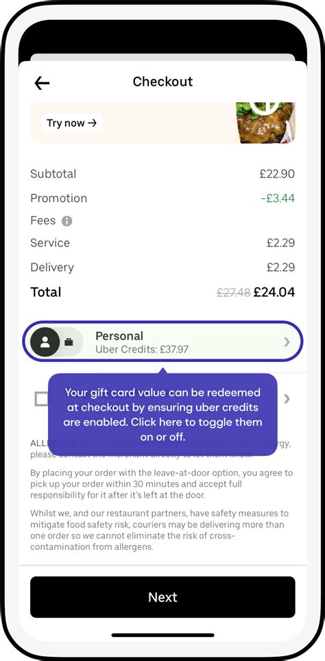 How To Redeem Uber Eats Gift Cards Cheddar Support