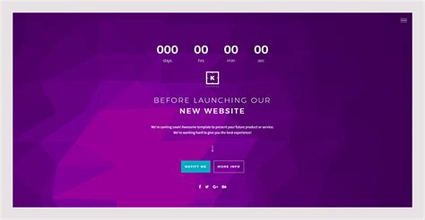 Best Coming Soon Website Templates Free Paid